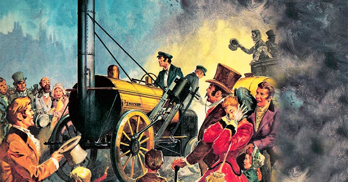 De Rocket was de eerste flitstrein ter wereld | historianet.nl