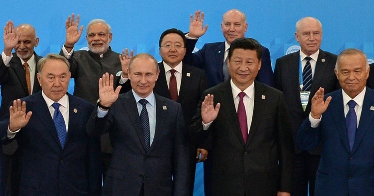 Shanghai Co-operation Organization (SCO) hotar väst | varldenshistoria.se