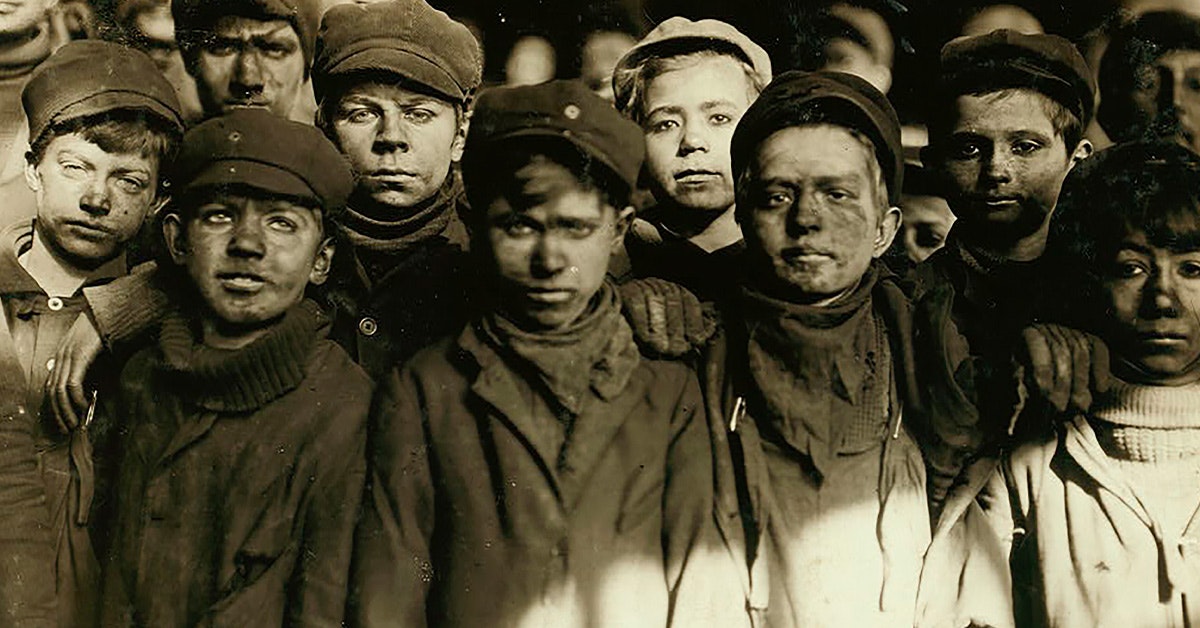 Barnearbeidere slet seg ut | historienet.no