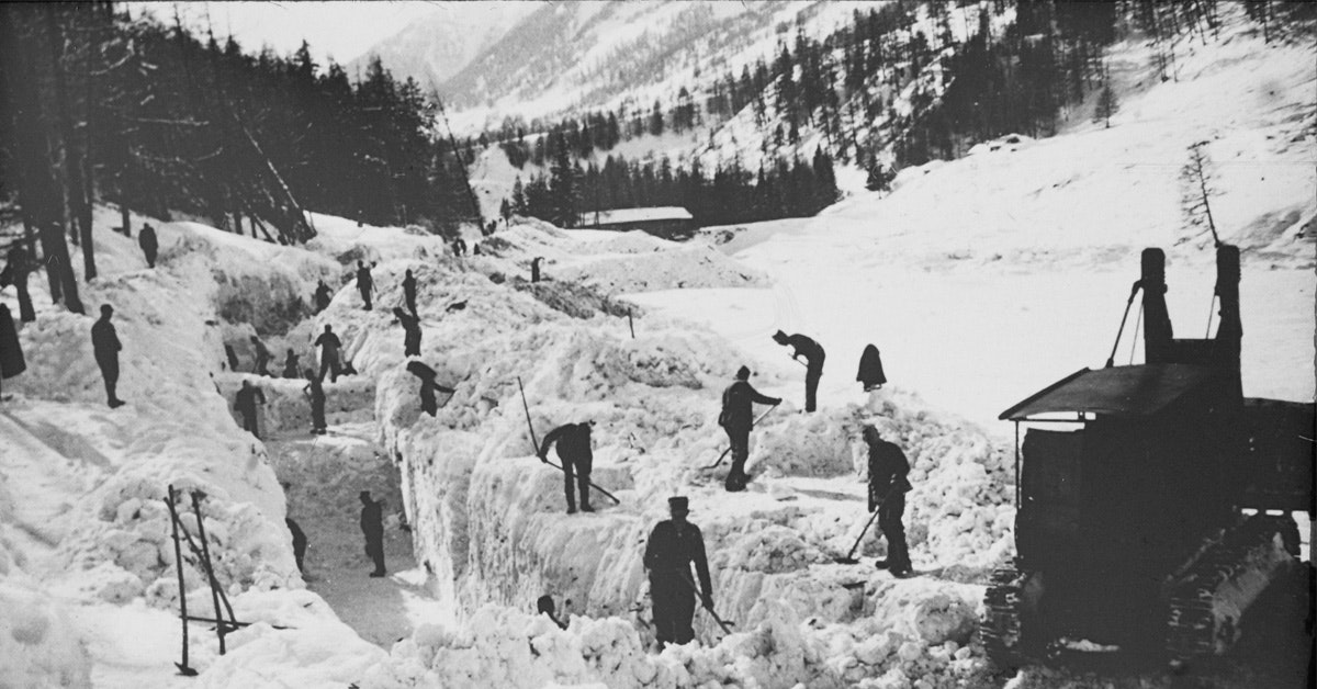 De Alpen geteisterd door lawines | historianet.nl