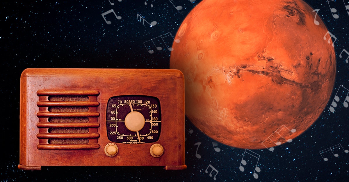 Jordbor lyssnade på radio från Mars | varldenshistoria.se