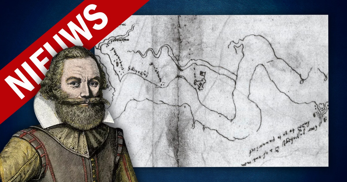 Kaart van beroemde kapitein moet leiden naar eerste Engelse kolonie ...