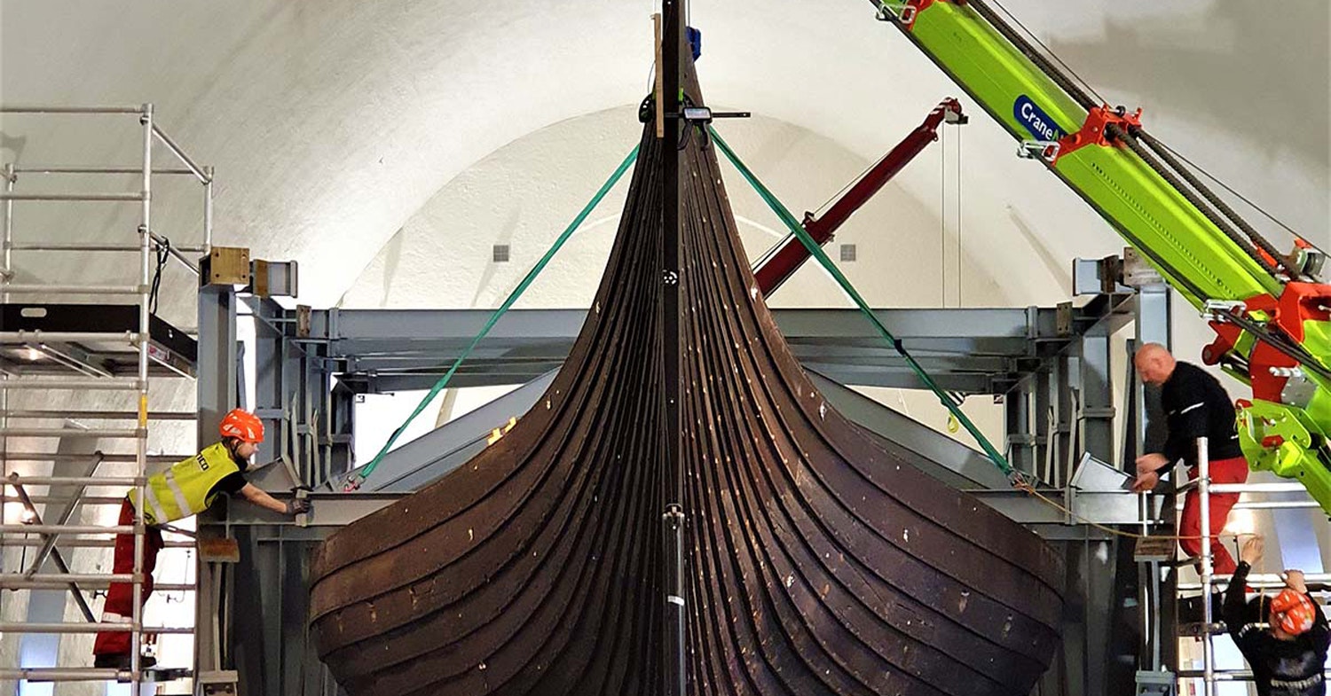 Olieborings-teknologi skal redde Norges vikingeskibe | historienet.dk