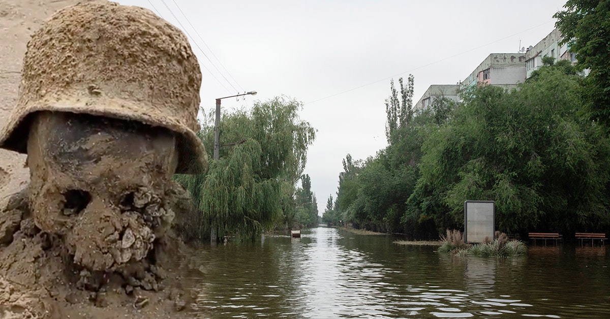 Na Oekraïense dambreuk komen skeletten uit Tweede Wereldoorlog boven ...