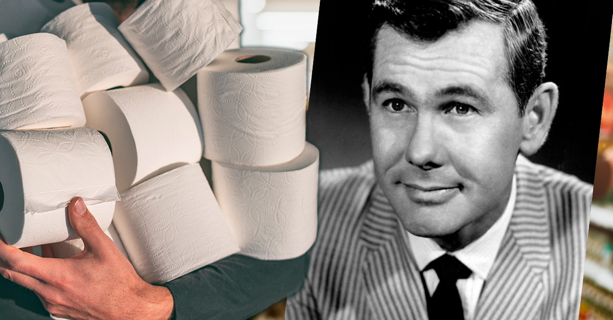 Johnny Carson utløste hamstring av toalettpapir | historienet.no
