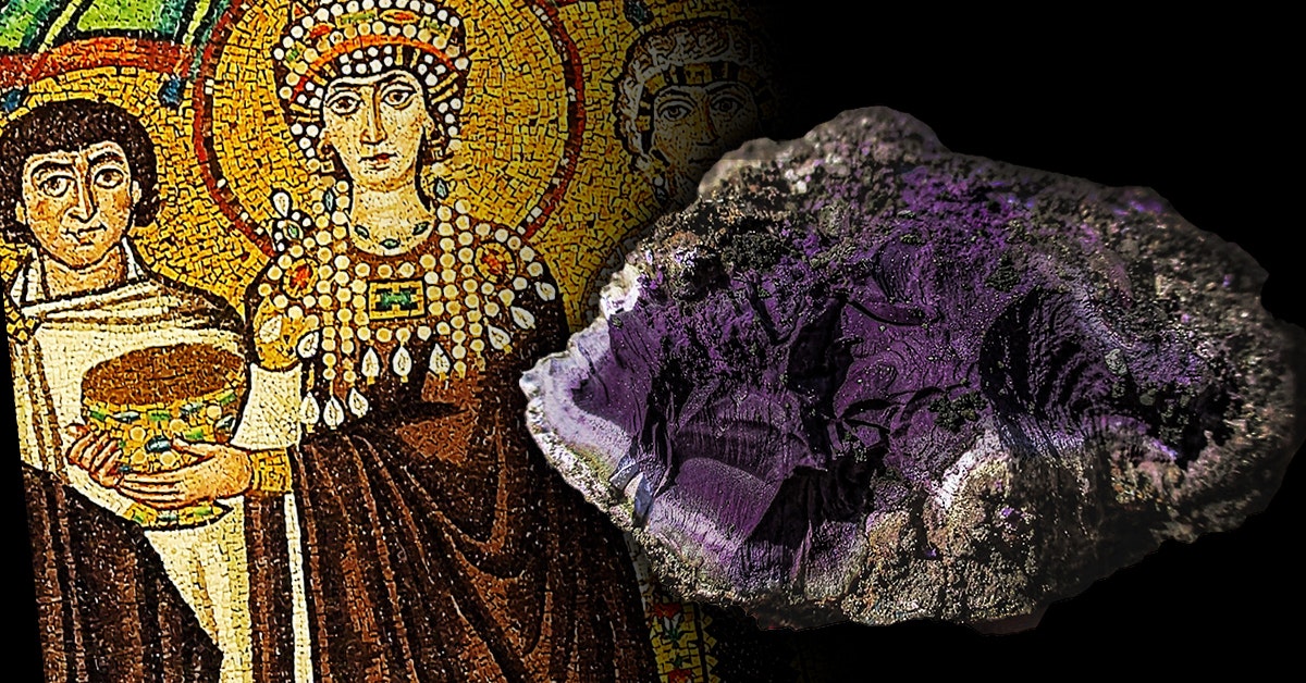 Brok zuiver purper gevonden in Engeland | historianet.nl