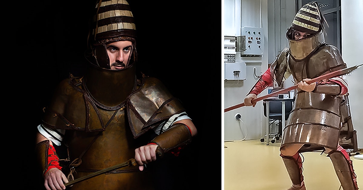 Græske marinesoldater tester bronzealderrustning | historienet.dk