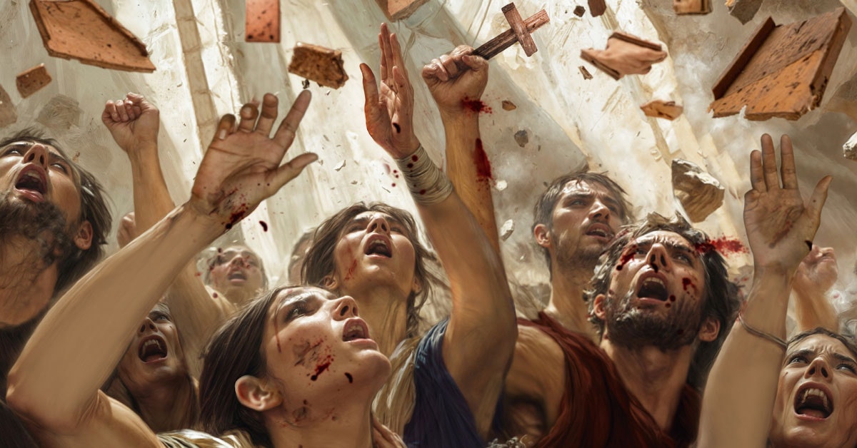 Romerrigets kristne myrdede løs på hinanden | historienet.dk