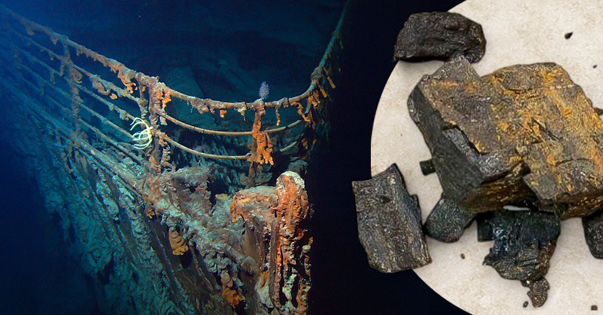 Stuk steenkool van Titanic en 8000 voorwerpen te koop | historianet.nl