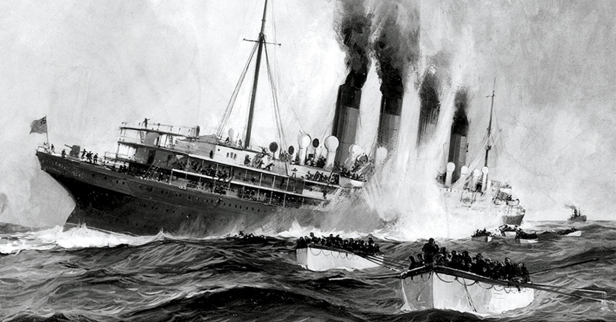 Lusitanias skæbne blev vendepunkt for 1. verdenskrig | historienet.dk