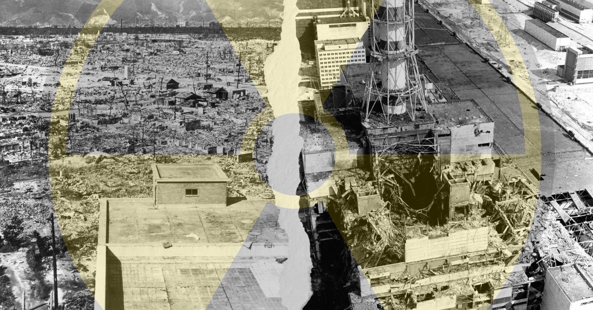 Hvorfor kan folk i dag bo i Hiroshima, men ikke i Tsjernobyl? | historienet.no