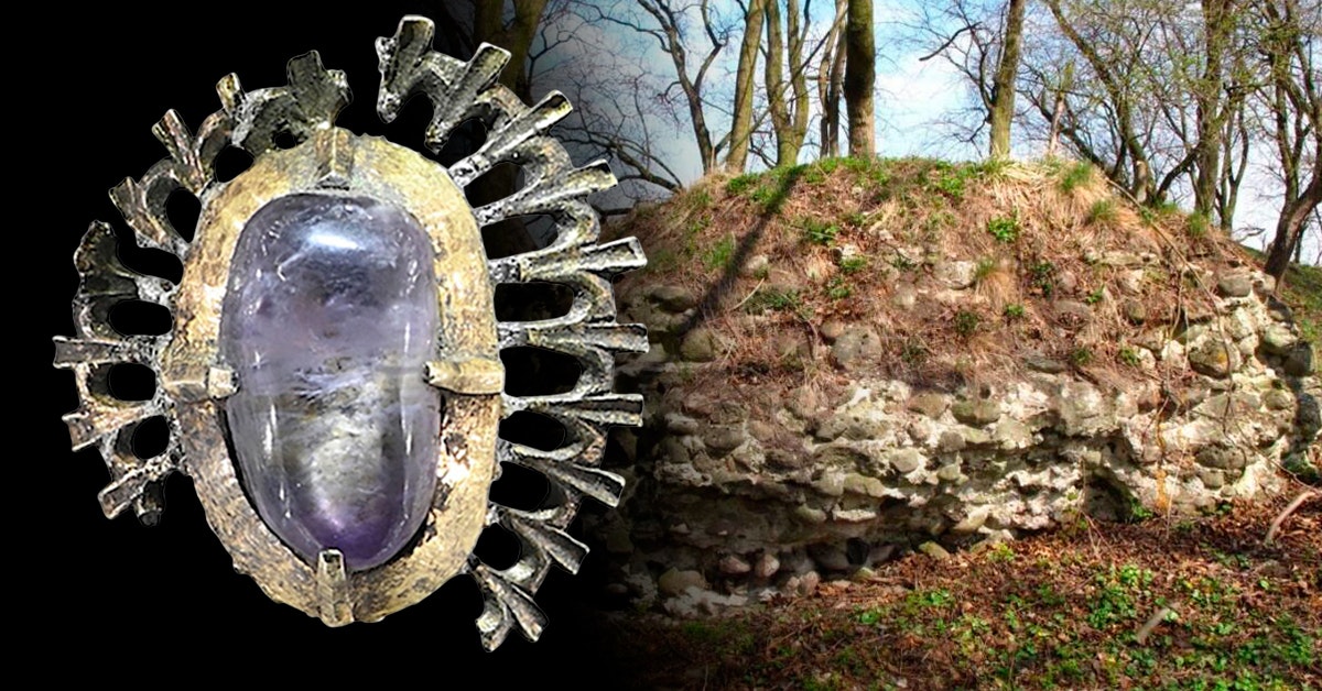 Arkeologisk funn: Beskyttende juvel ble mistet i en vollgrav ...