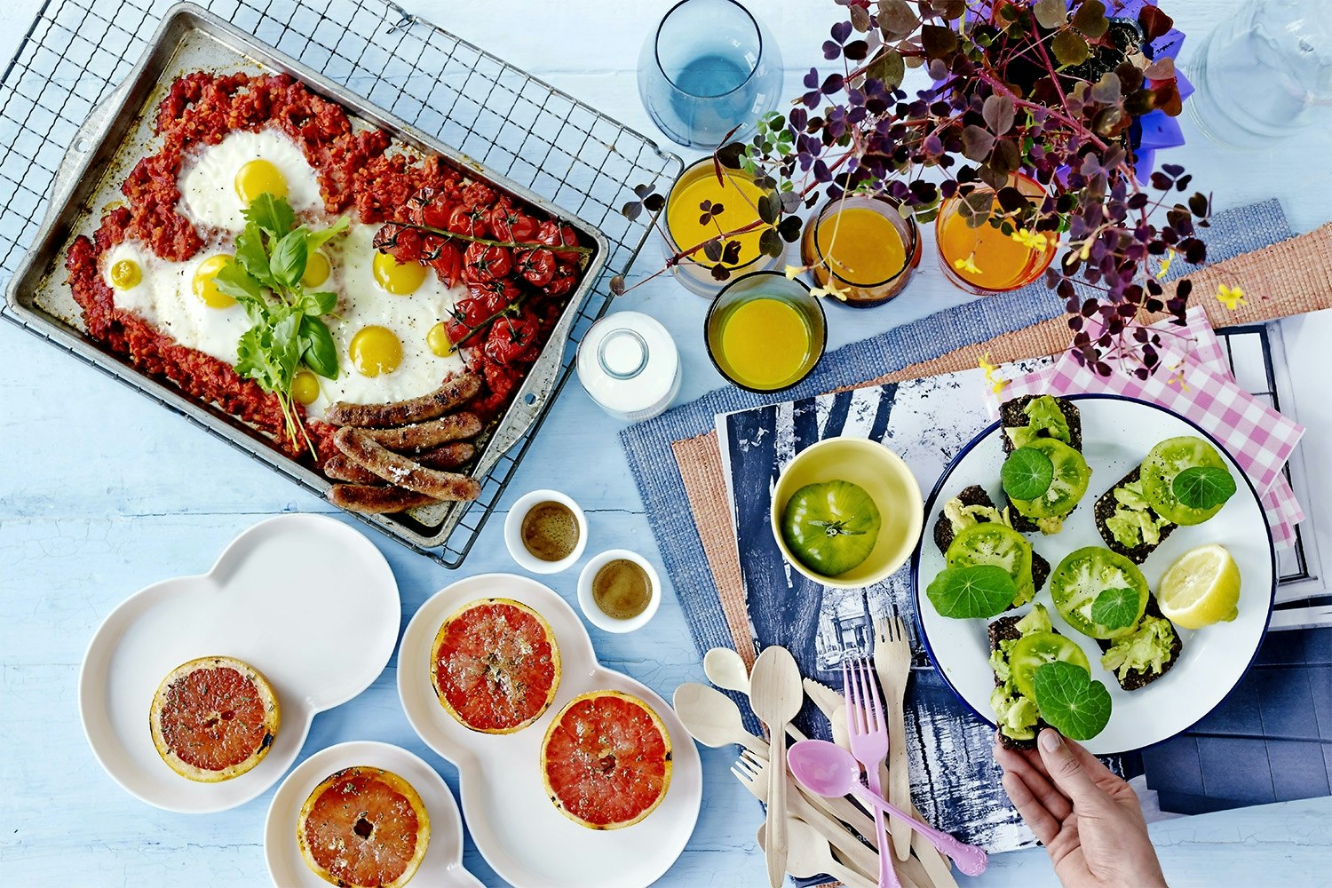 Sund brunch med farverige retter | iform.dk