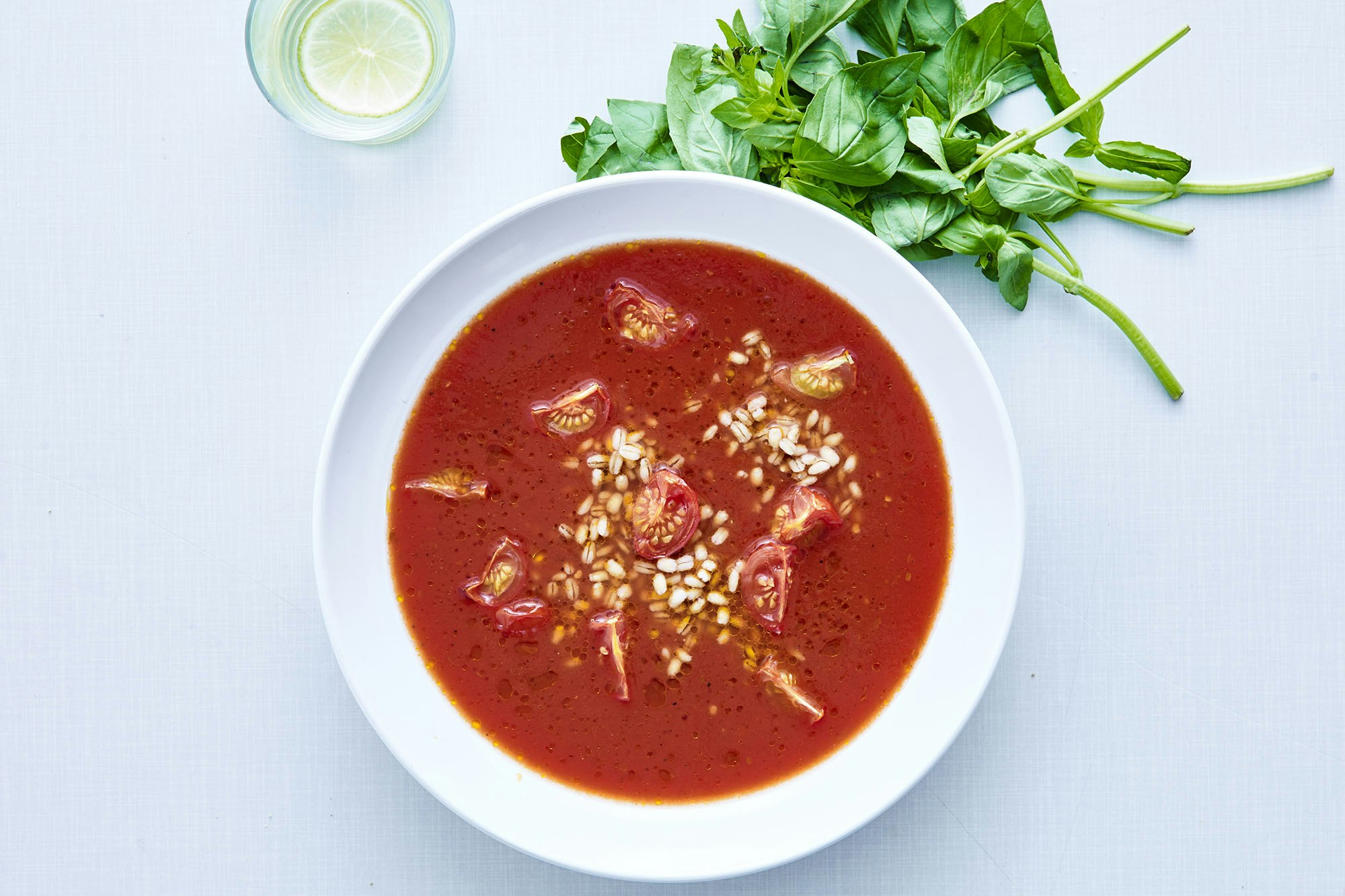 Tomatsoppa med bakade tomater och korngryn (recept) | iform.se