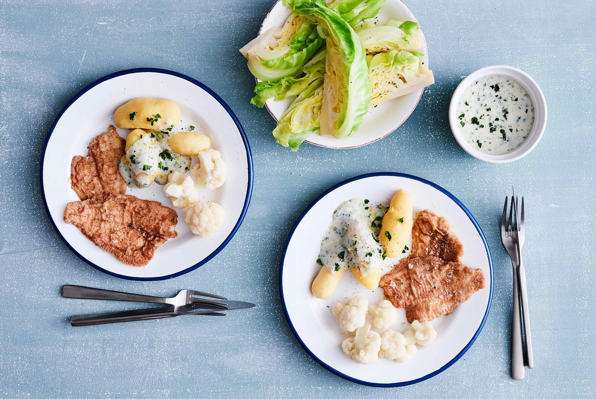 Recept: Stekt rödspätta med persiljesås, potatis och spetskål | iform.se