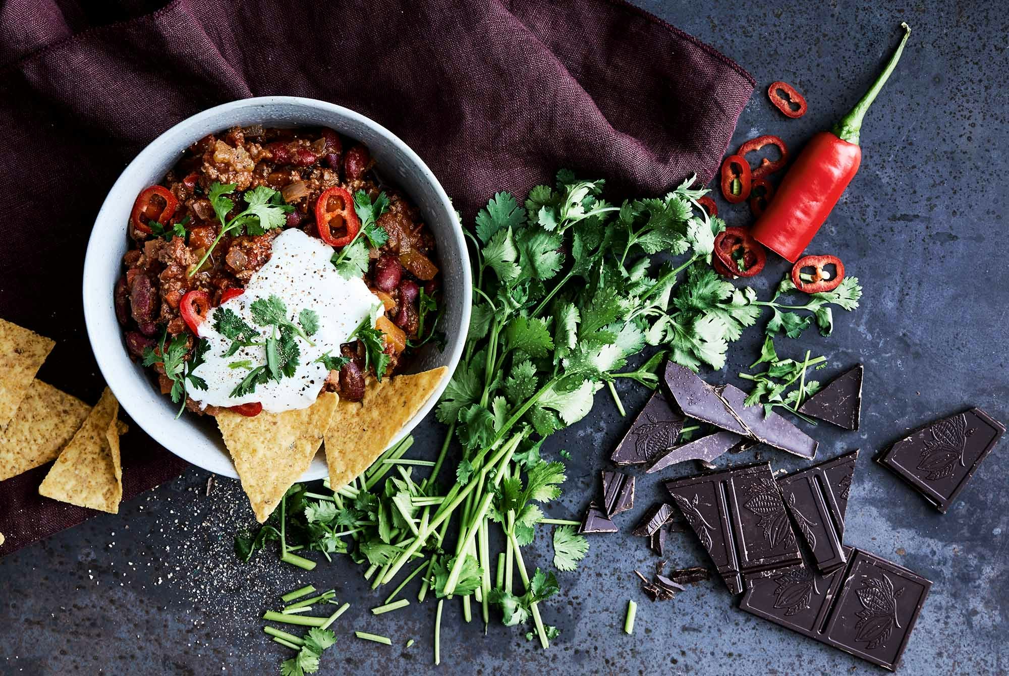 Chili con carne med choklad (recept) | iform.se