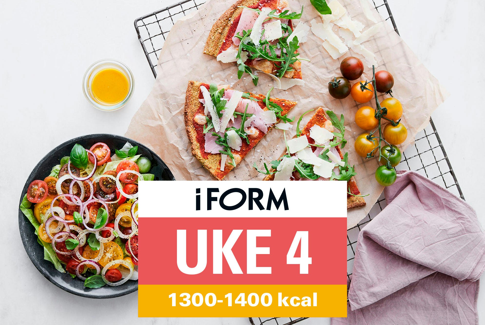 Uke 4 • Matplan 1300-1400 kcal | iform.nu