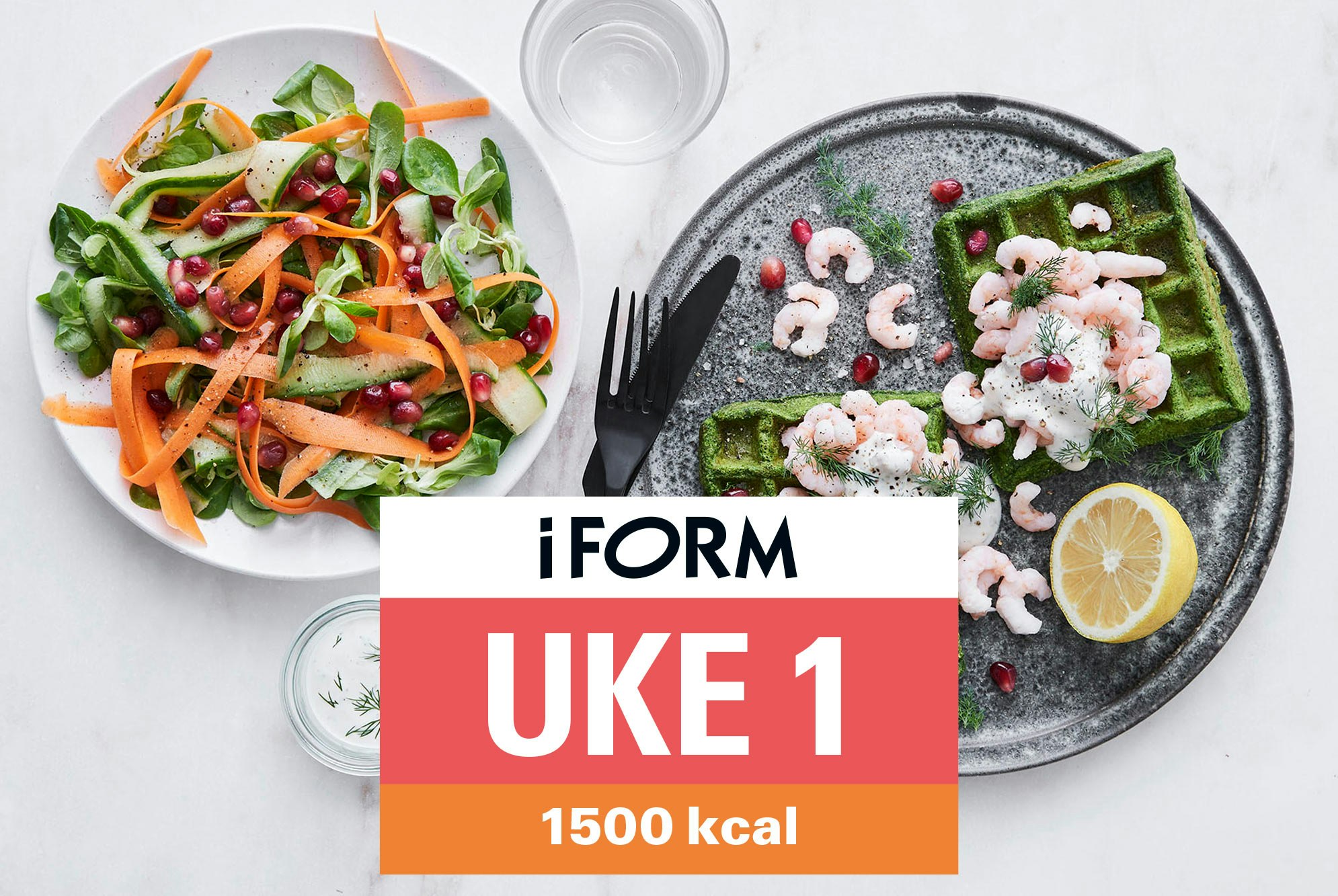 Uke 1 • Matplan 1500 kcal | iform.nu