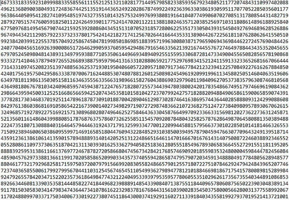 Ny verdensrekord: Primtal er 232,5 km langt | Illvid.dk