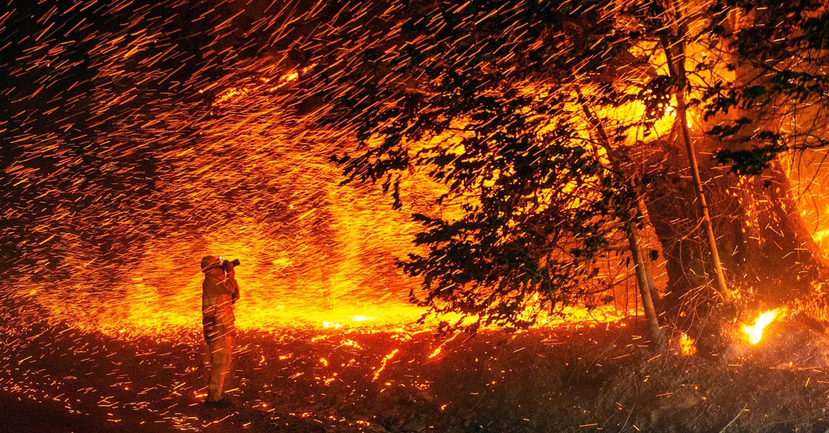 Skovbrande fremmaner ilddjævle og flammetornadoer | illvid.dk