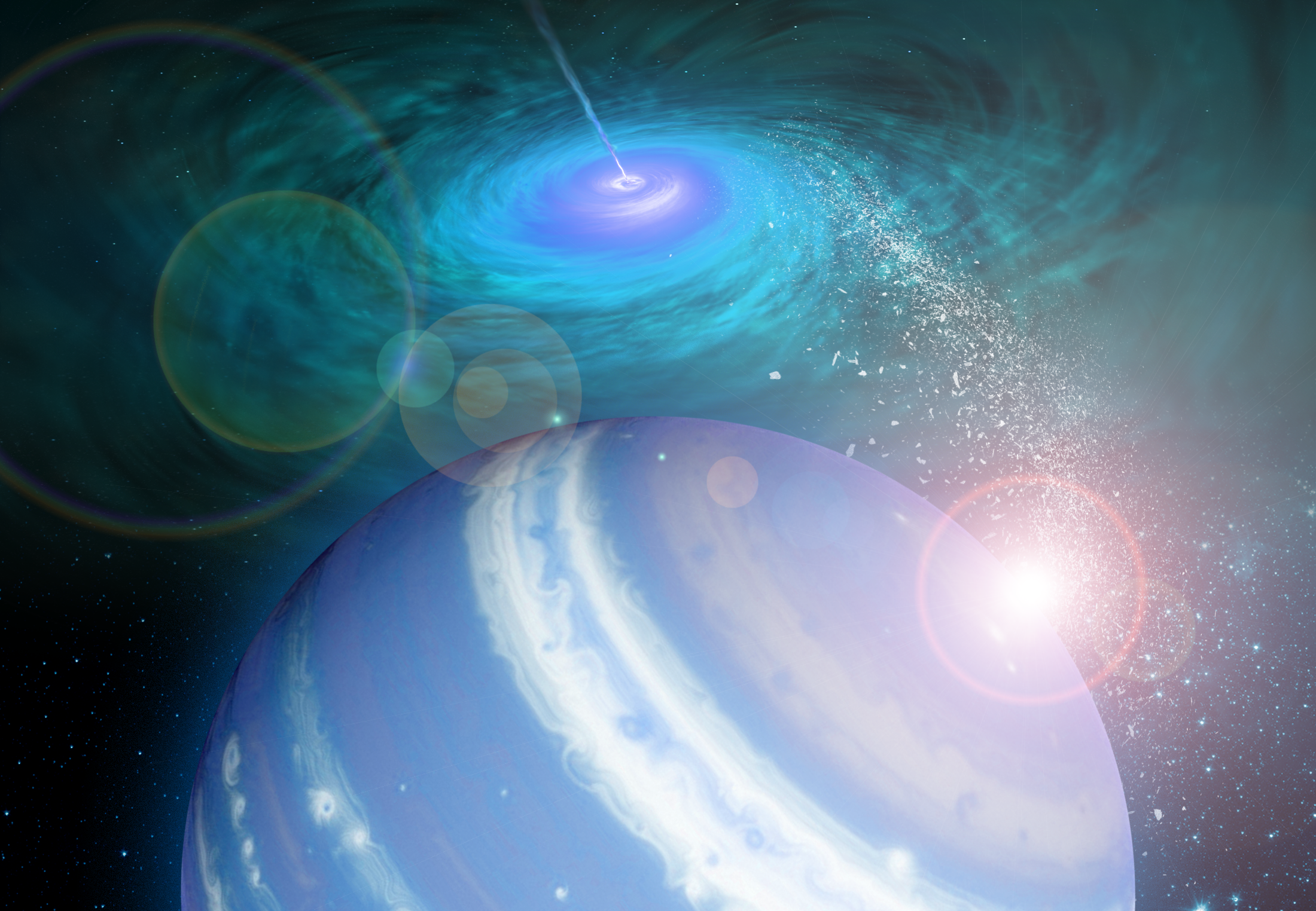 Sorte huller føder planeter | illvid.dk