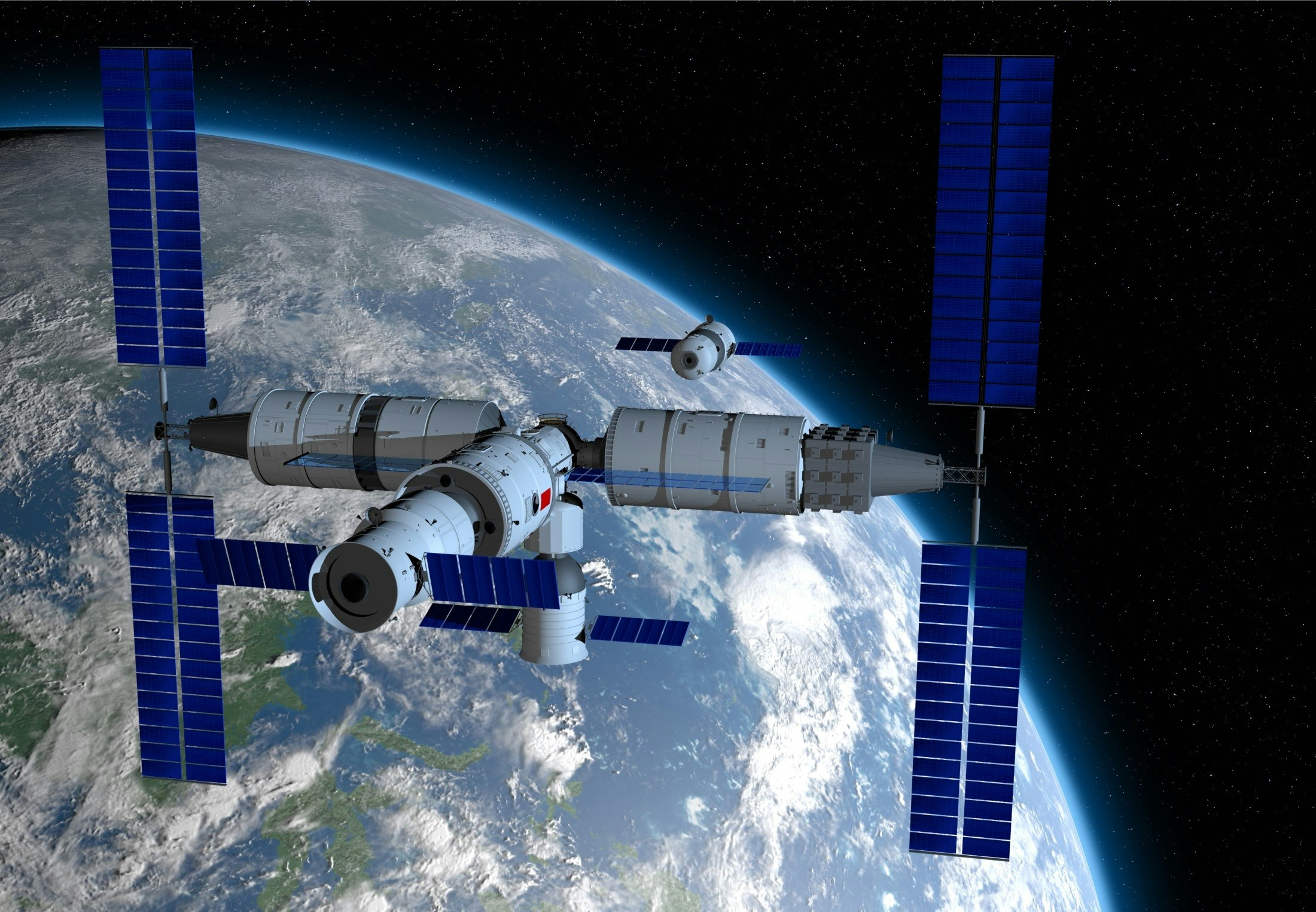 China bemant het ruimtestation Tiangong | wibnet.nl
