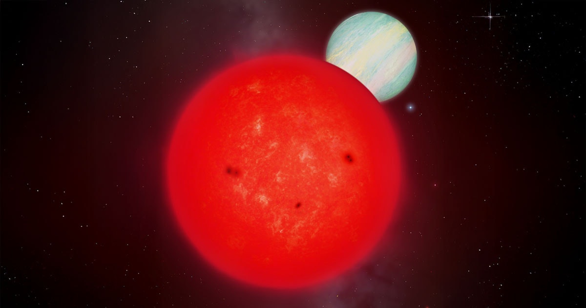 A giant planet by the name of TOI-6894b has been discovered orbiting a ...