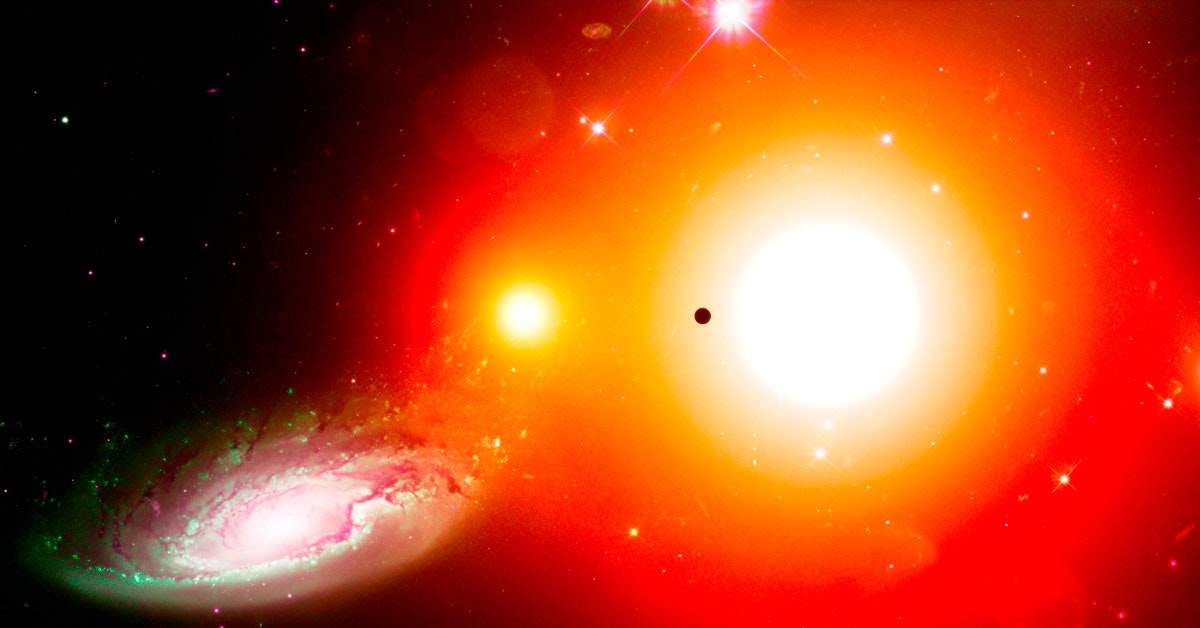 Supernova SN2021yfj bevatte silicium, zwavel en argon in de buitenste ...
