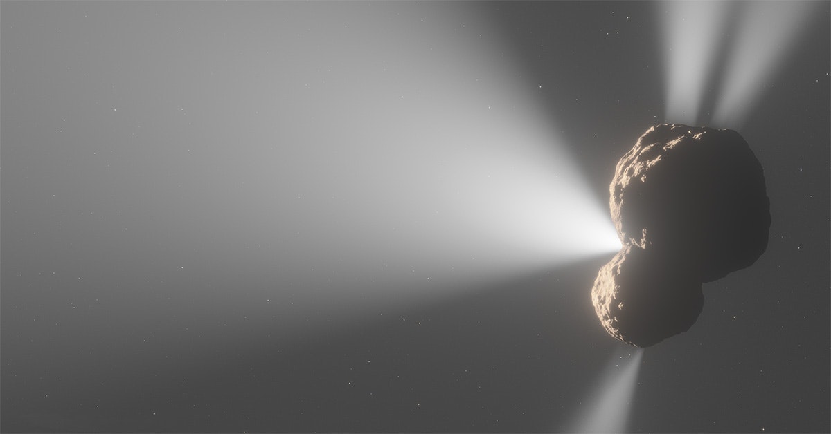 The James Webb Telescope reveals three gas jets from the 29P centaur ...