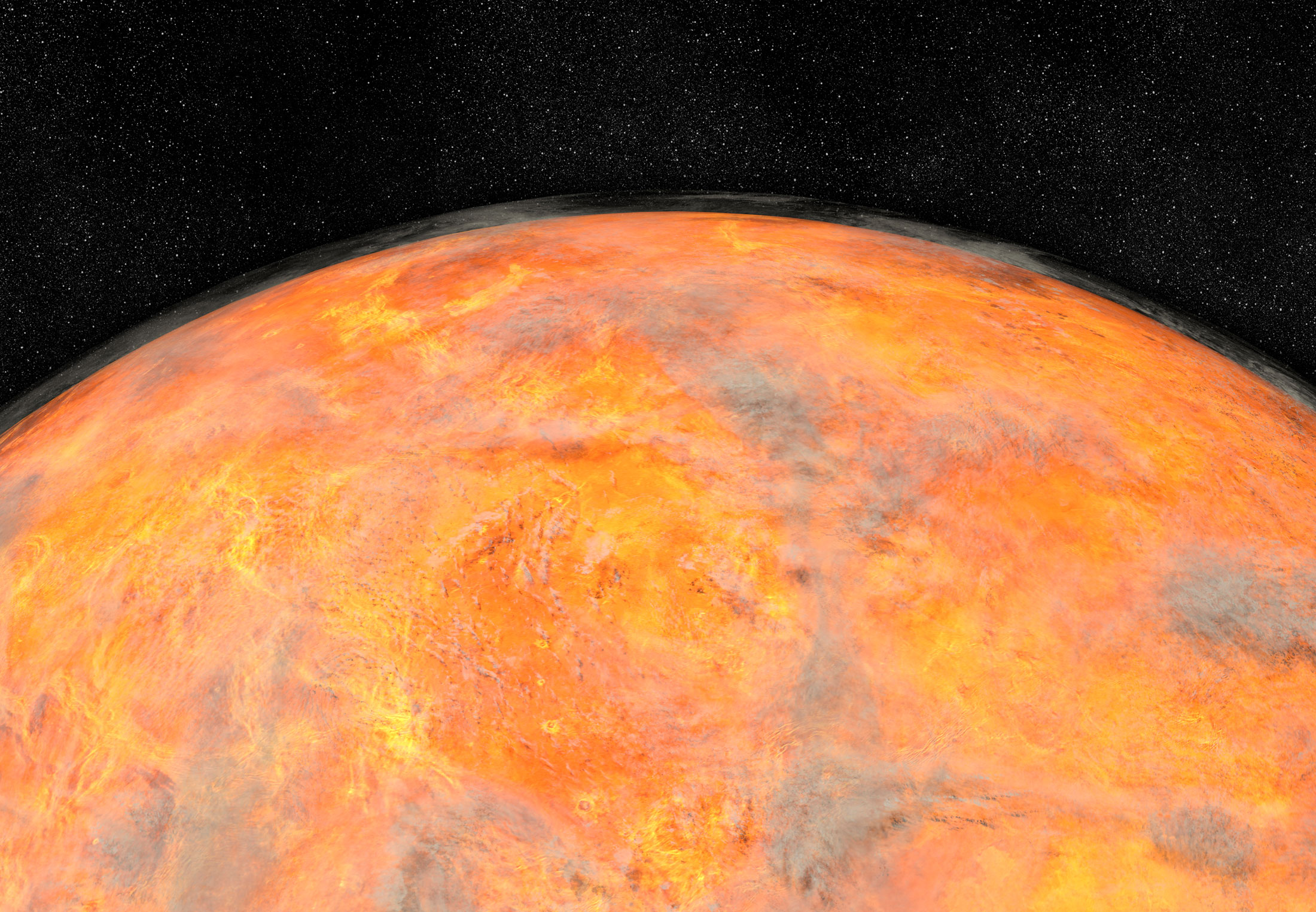 Mars I Solsystemet Ny Tes: Jorden Kan Ha Haft Ringar Precis Som