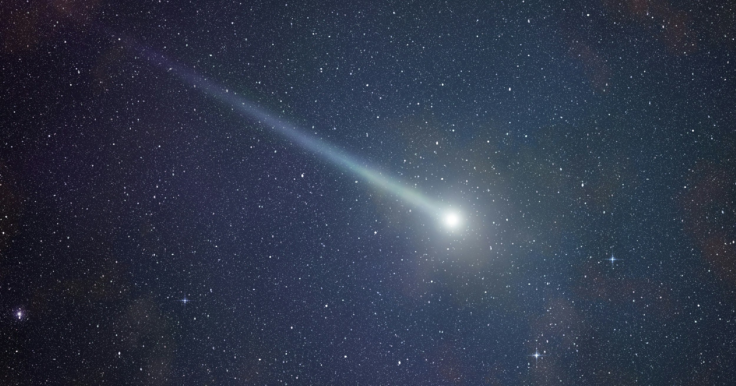 Komeet van ver is op bezoek | wibnet.nl