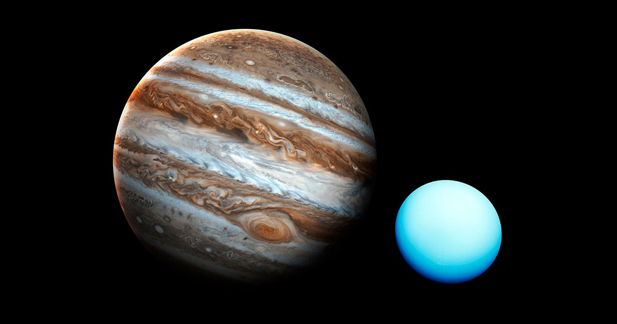 Uranus And Jupiter