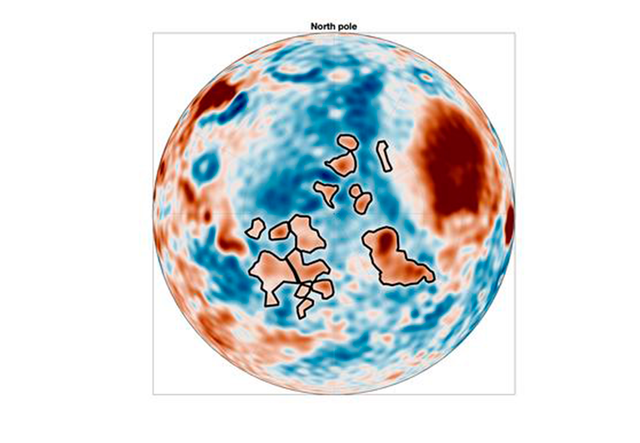 Carte De La Surface De Mars ESA Science & Technology Crustal Fields