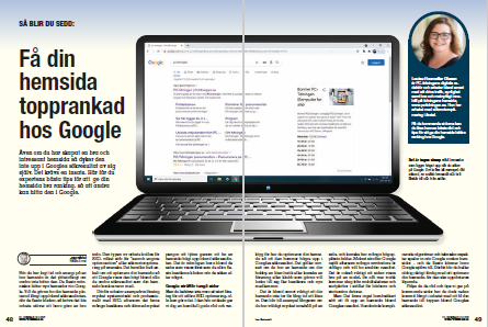 Få din hemsida topprankad hos Google | pctidningen.se