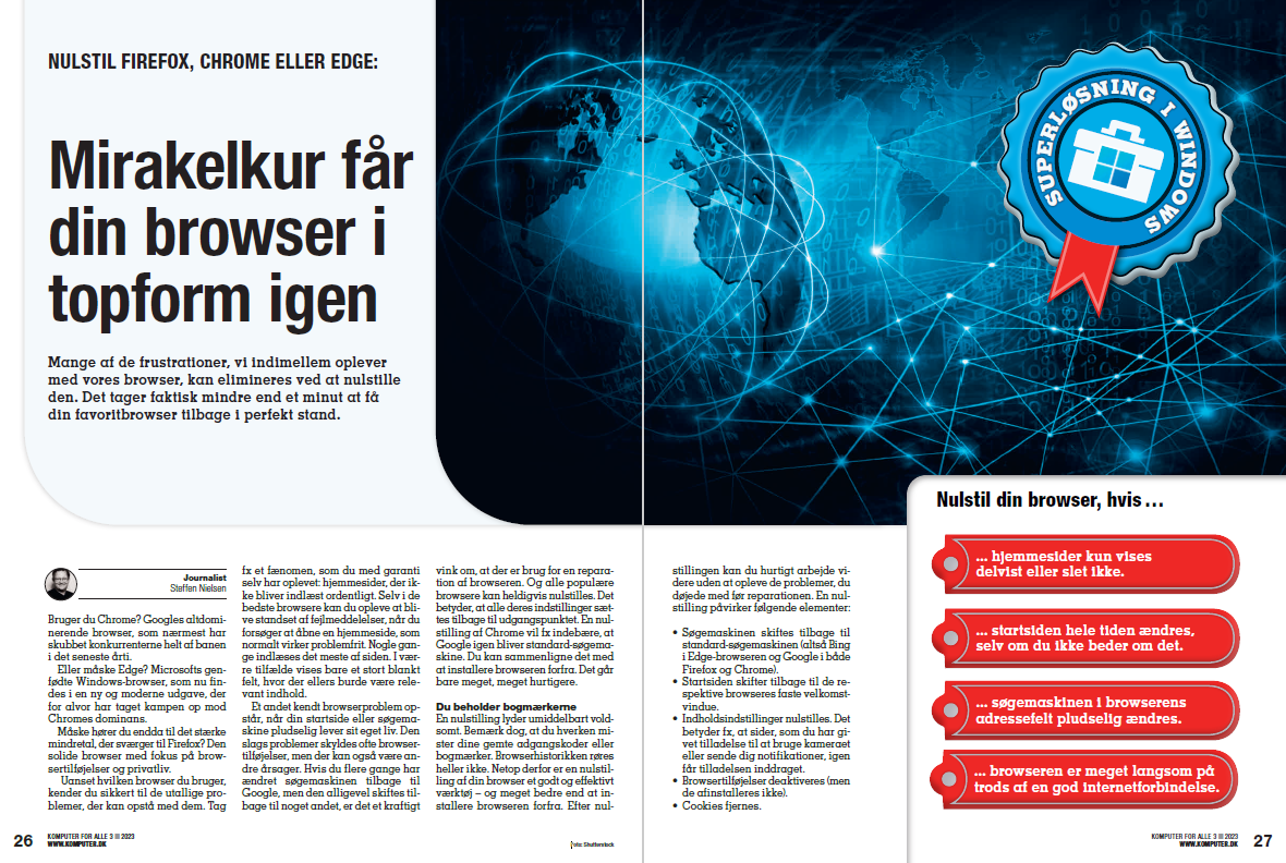 Mirakelkur får din browser i topform igen | komputer.dk