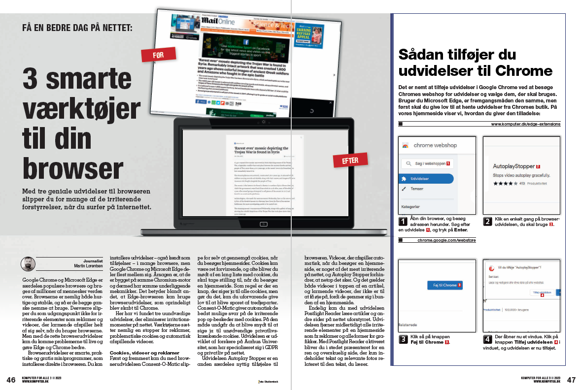 3 smarte værktøjer til din browser | komputer.dk