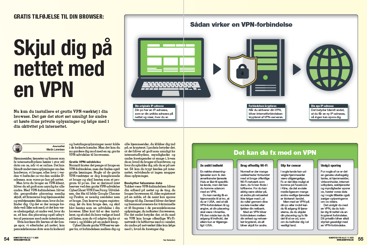 Skjul dig på nettet med en VPN | komputer.dk