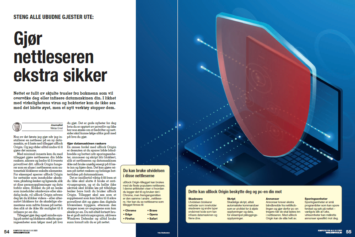 Gjør nettleseren ekstra sikker | komputer.no