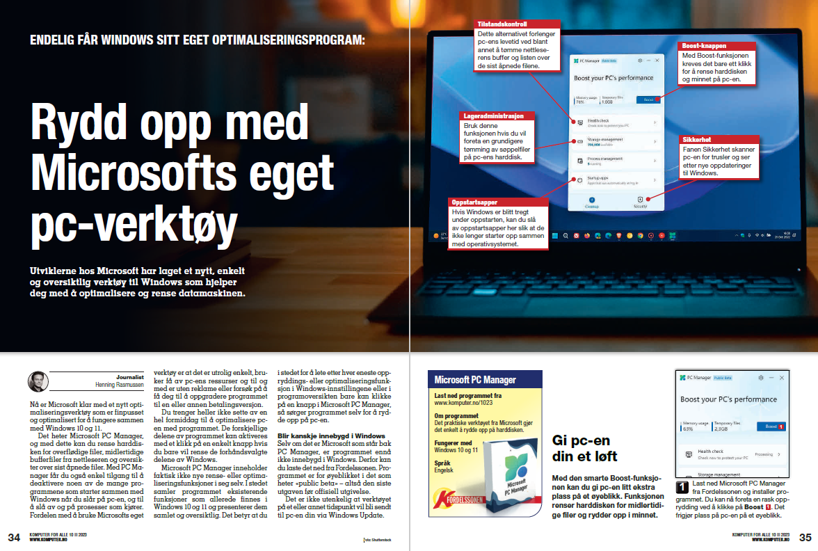 Rydd opp med Microsofts eget pc-verktøy | komputer.no