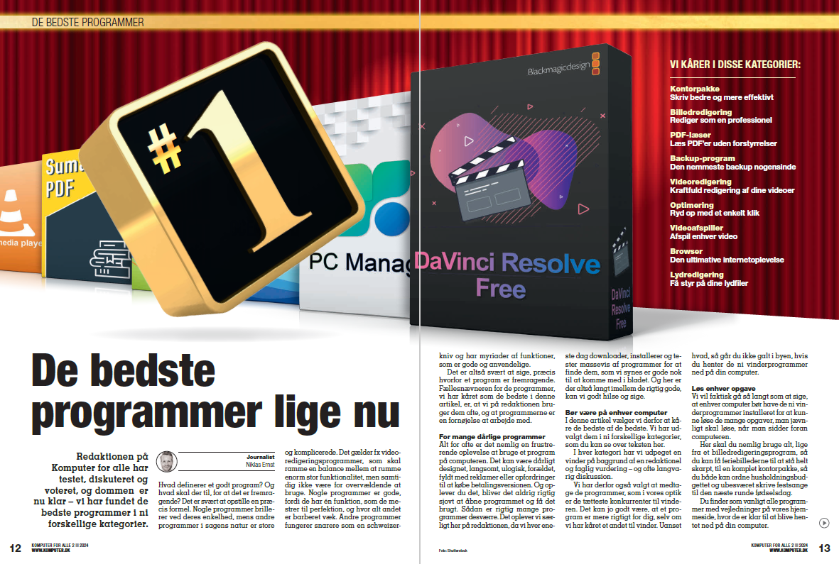 De bedste programmer lige nu | komputer.dk