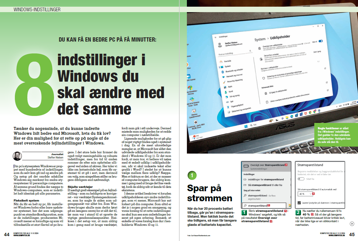 8 indstillinger i Windows du skal ændre med det samme | komputer.dk