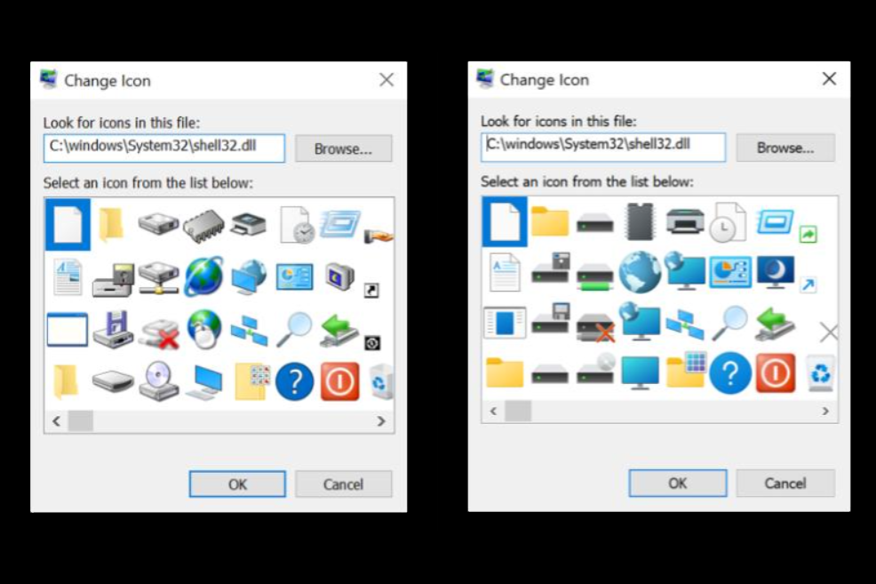 Nya ikoner i Windows 10 | pctidningen.se