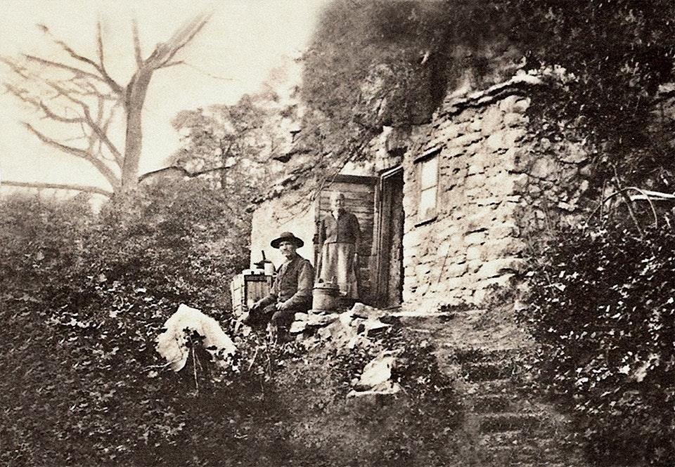 De bodde i en grotta på Kinnekulle | slakthistoria.se