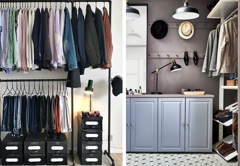 Mini walk-in-closet - åben garderobeskab | woman.dk