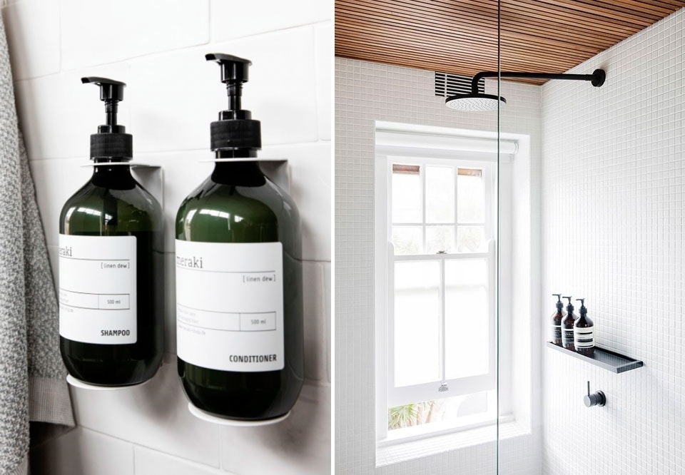 7 idéer til, hvordan du kan opbevare shampooen i badet | woman.dk